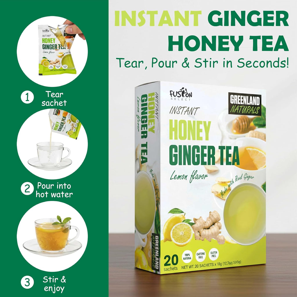 soothing ginger honey drink mix