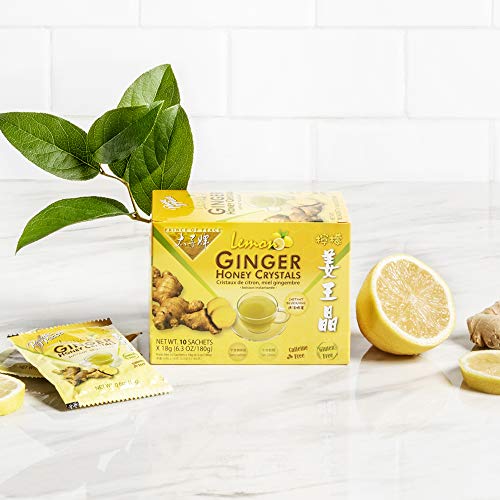 soothing ginger honey tea crystals