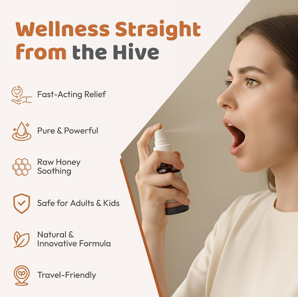 soothing ginger honey throat spray