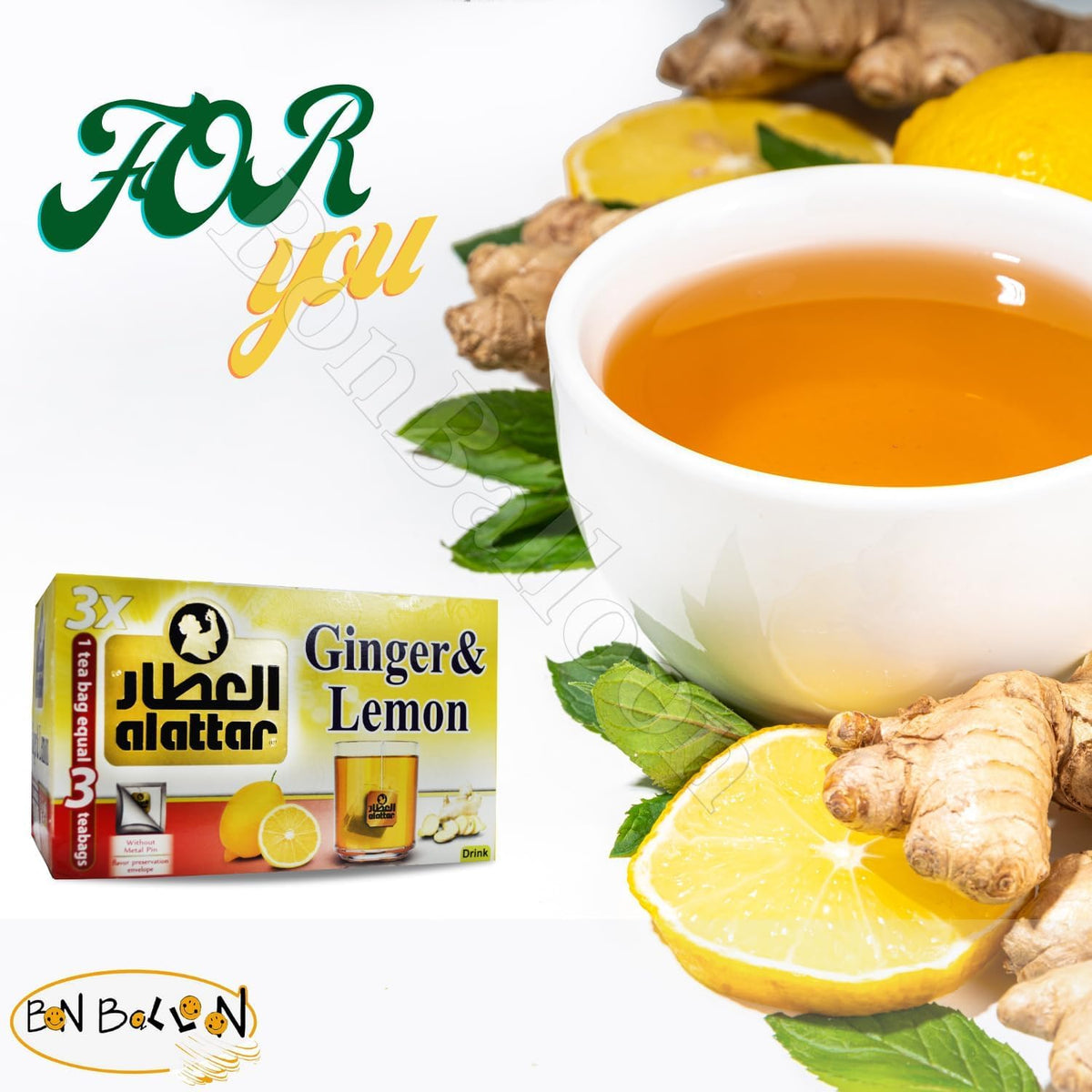 soothing ginger lemon herbal blend
