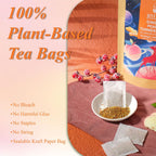 soothing ginger peach herbal tea