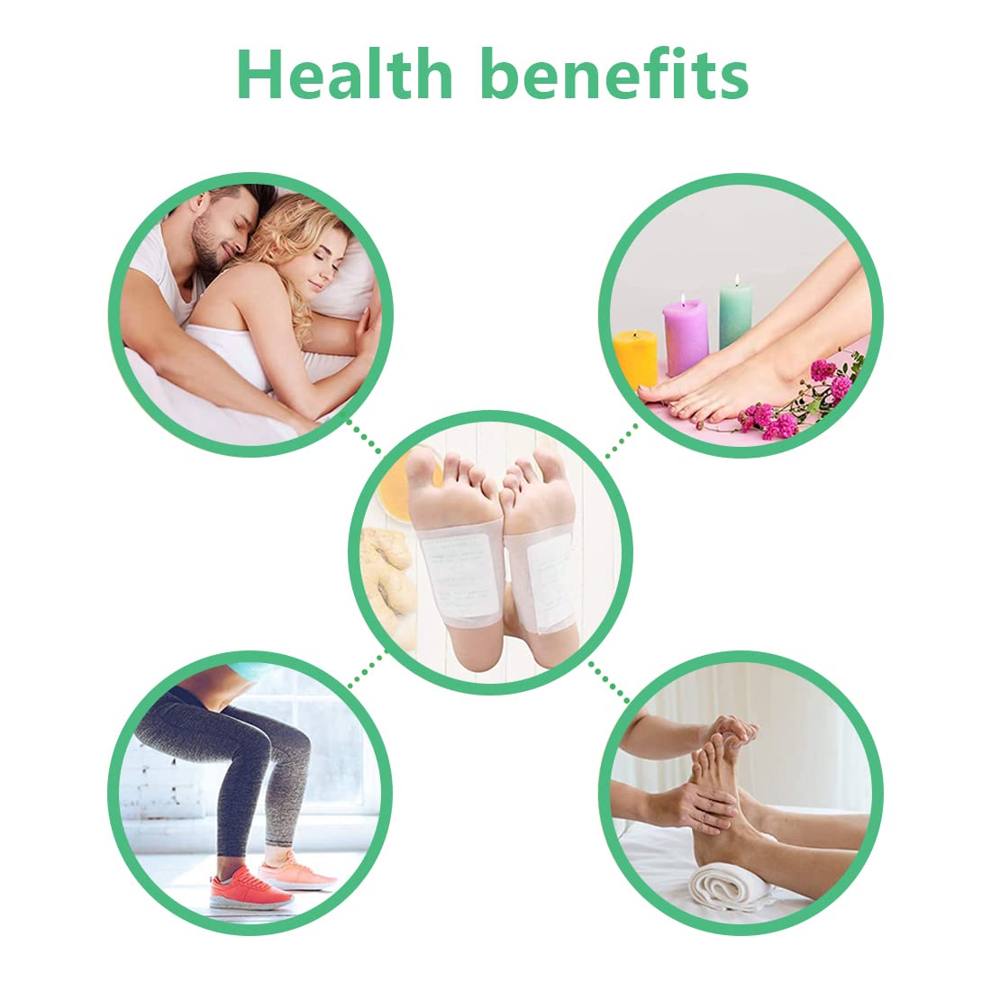 soothing ginger tea foot pads