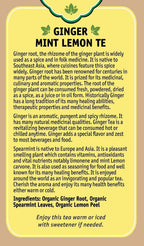 Soothing ginger tea for digestion