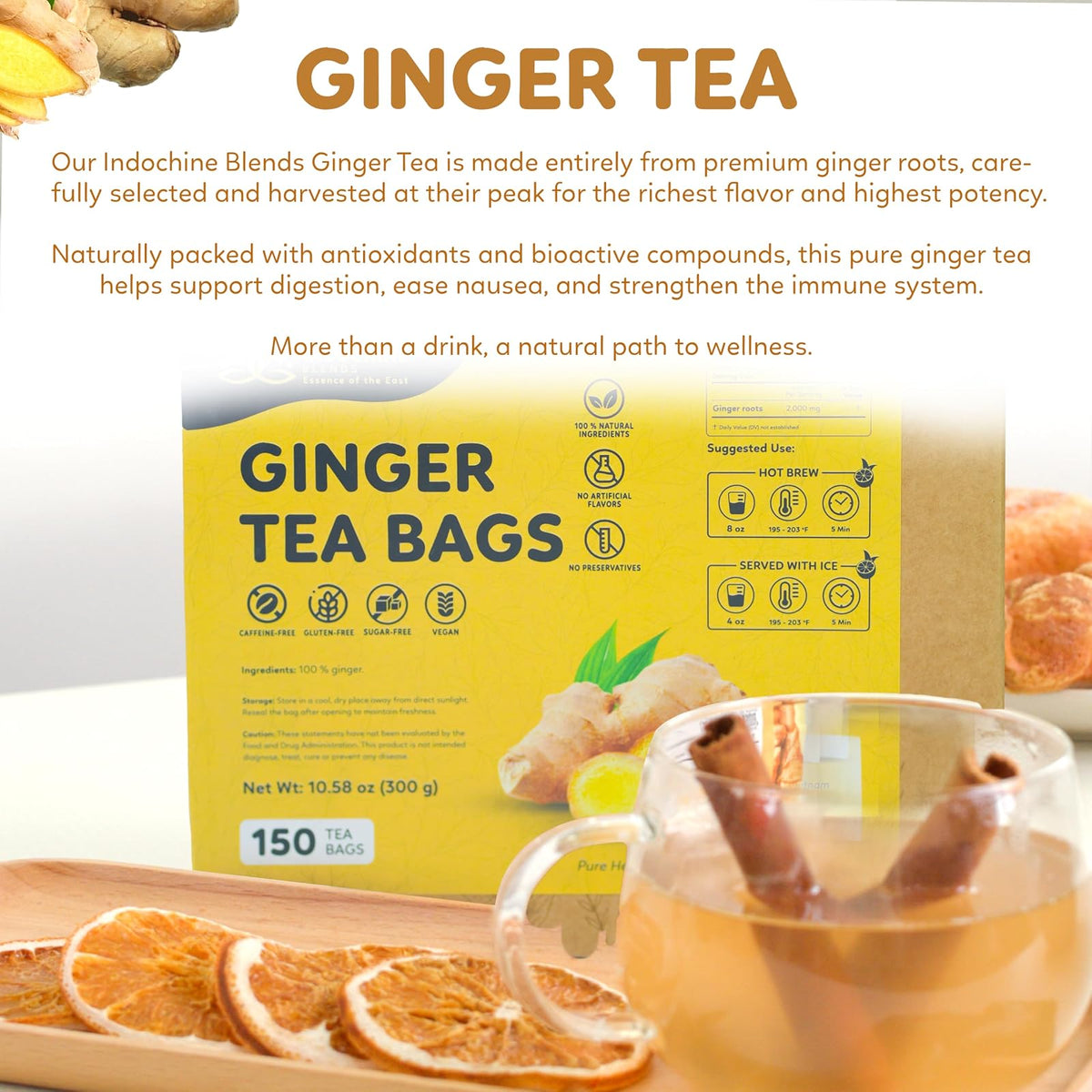 soothing ginger tea for digestive health