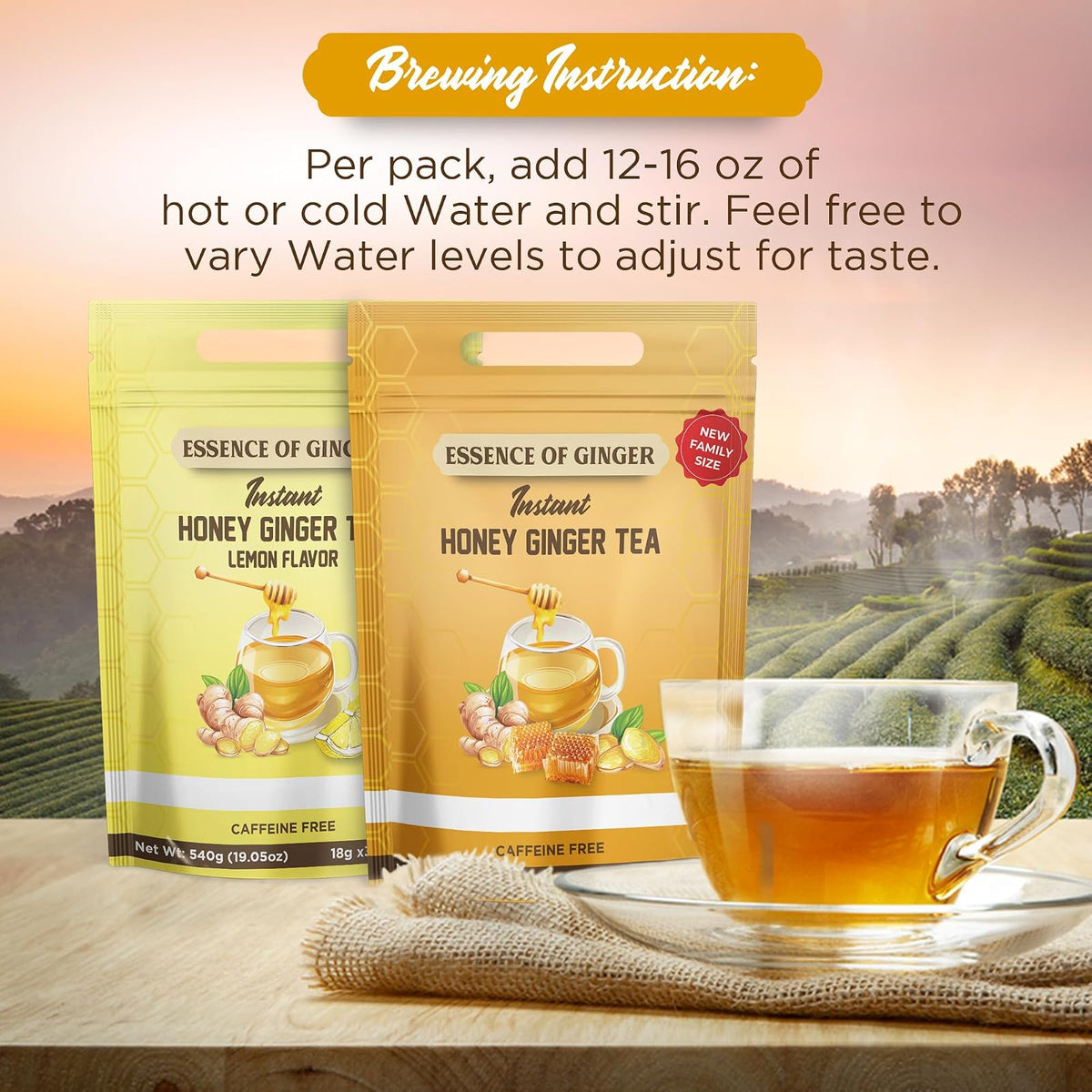 soothing ginger tea for wellness