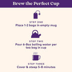 soothing ginger tea infusion bags
