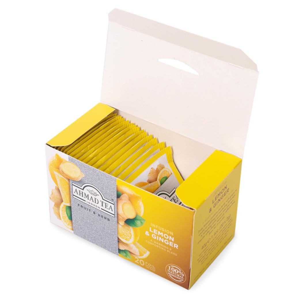 soothing ginger tea infusion bags