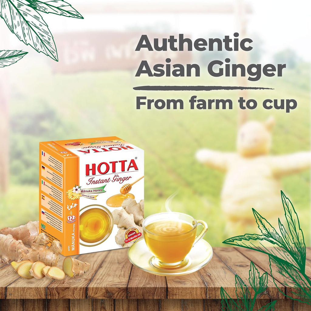 soothing ginger tea sachets