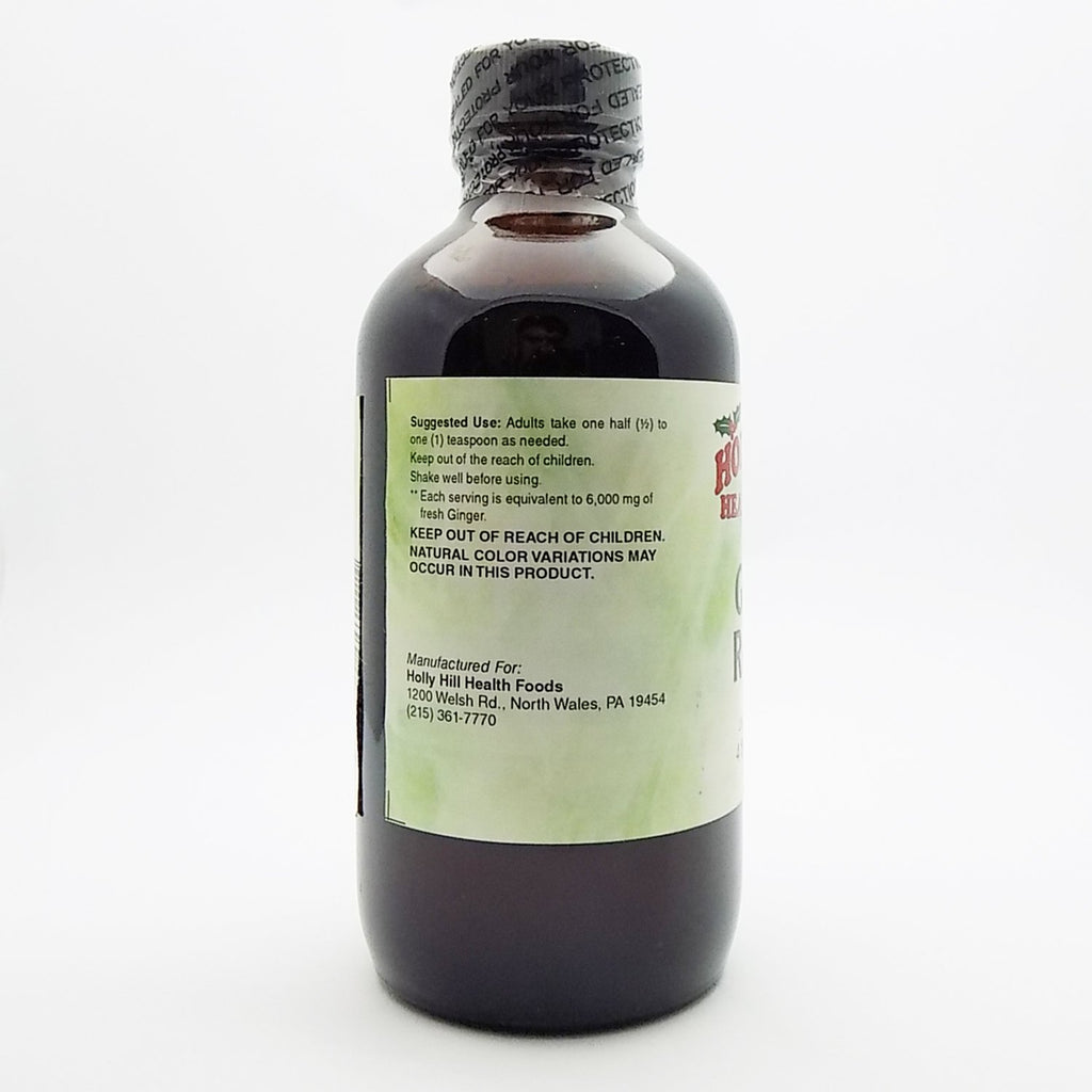 soothing ginger tea syrup remedy