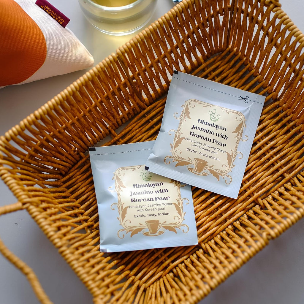 soothing ginger tea with jasmine