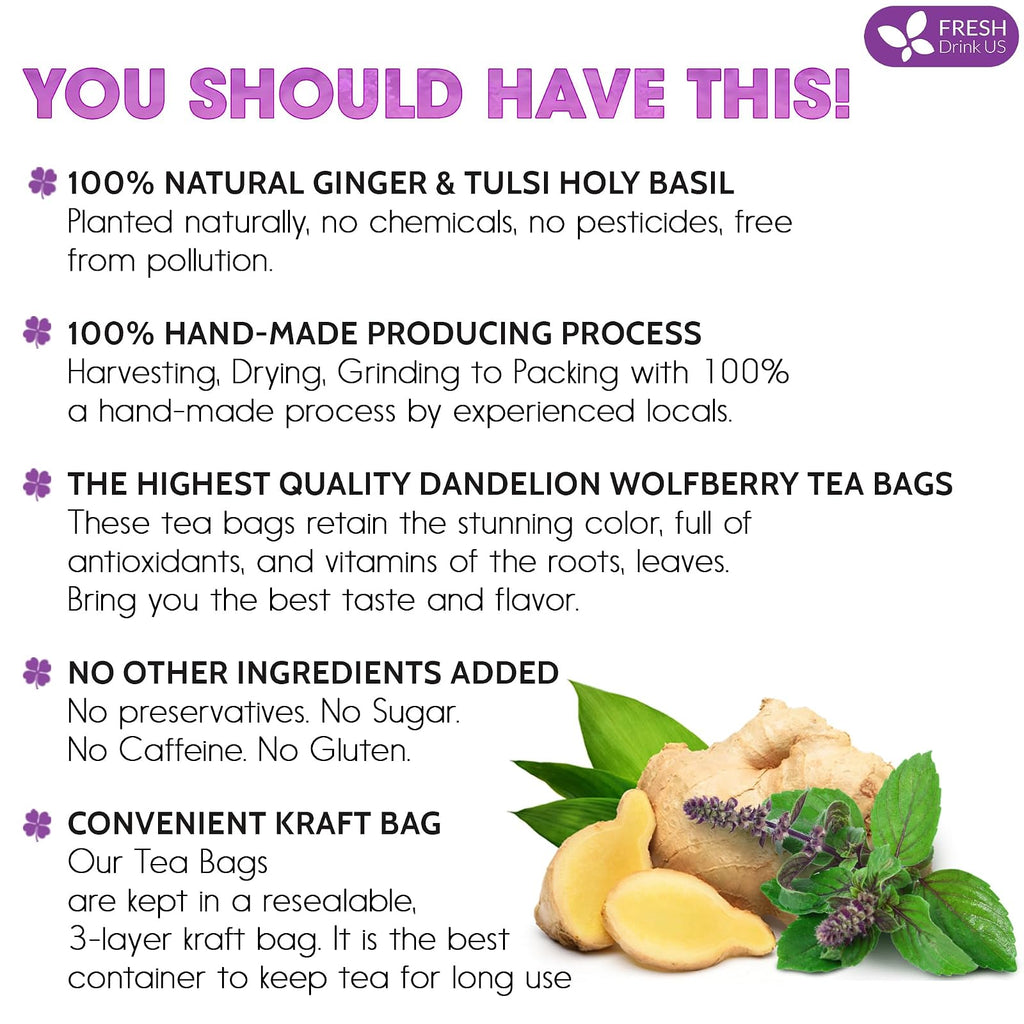 soothing ginger tulsi tea for relaxation