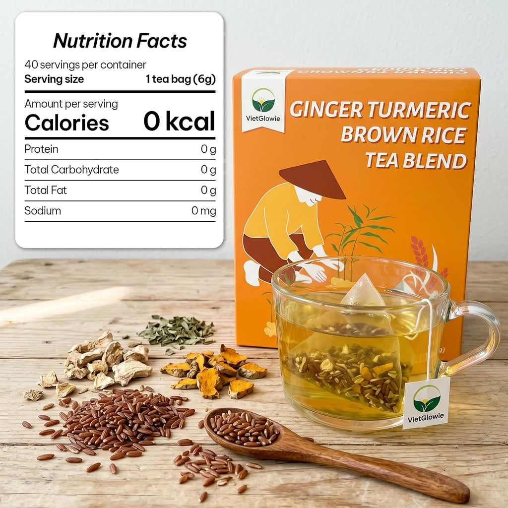 soothing ginger turmeric infusion