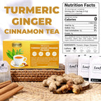 soothing ginger turmeric tea blend