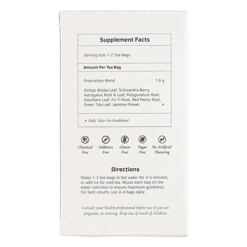 soothing ginkgo biloba tea bags