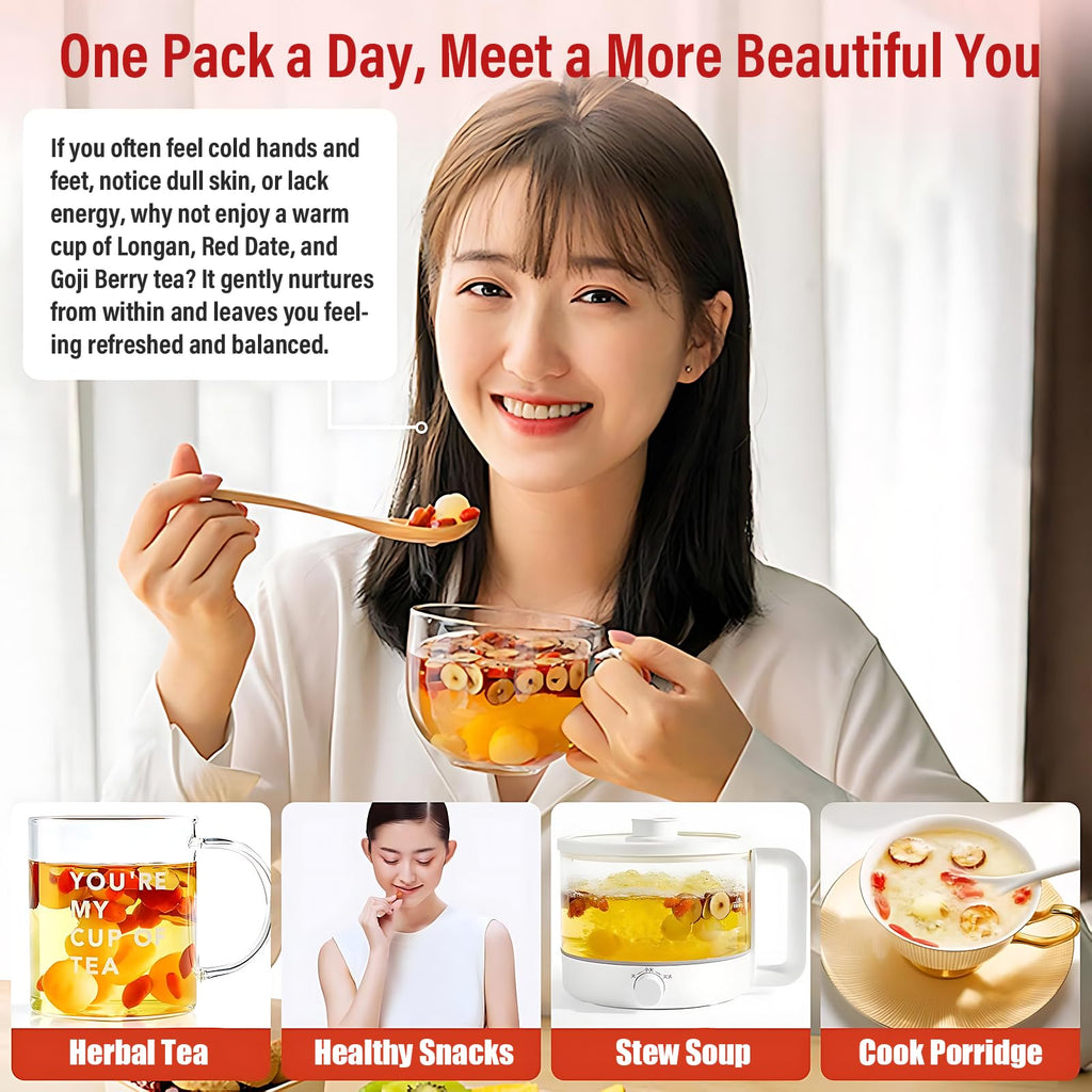 soothing ginseng longan tea blend