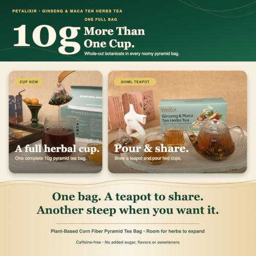 soothing ginseng maca tea experience