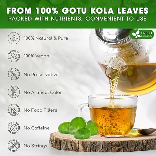 soothing Gotu Kola leaf infusion