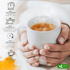 soothing green tea with ginger