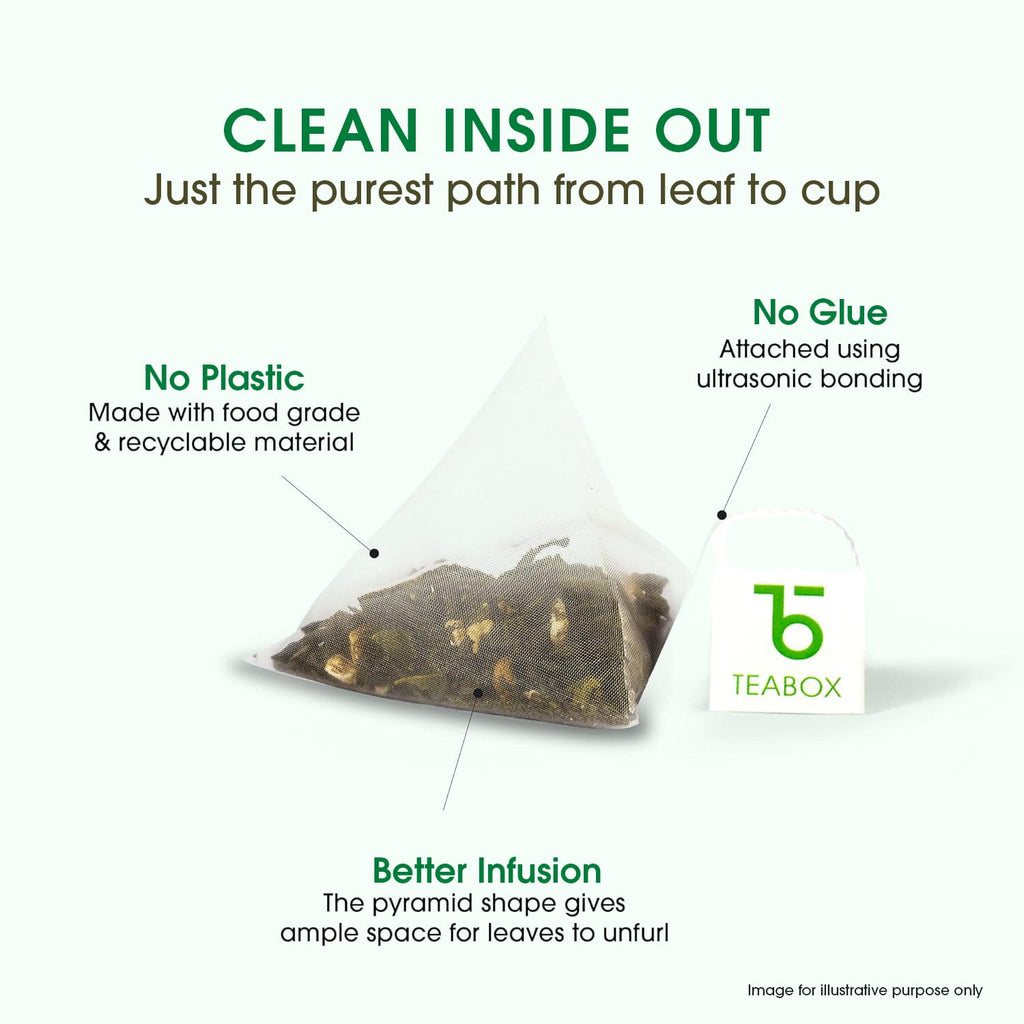 soothing green tea with mint
