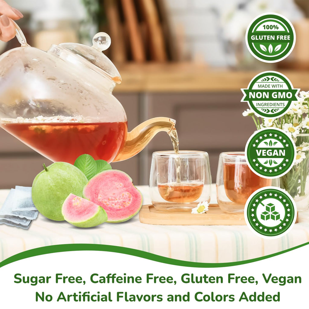soothing guava leaf herbal infusion