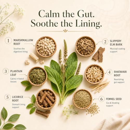 soothing gut herbal detox tea