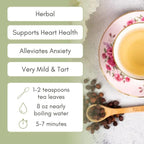 soothing hawthorn berries tea blend