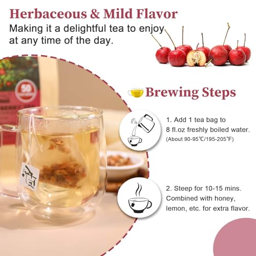 soothing hawthorn berry herbal tea
