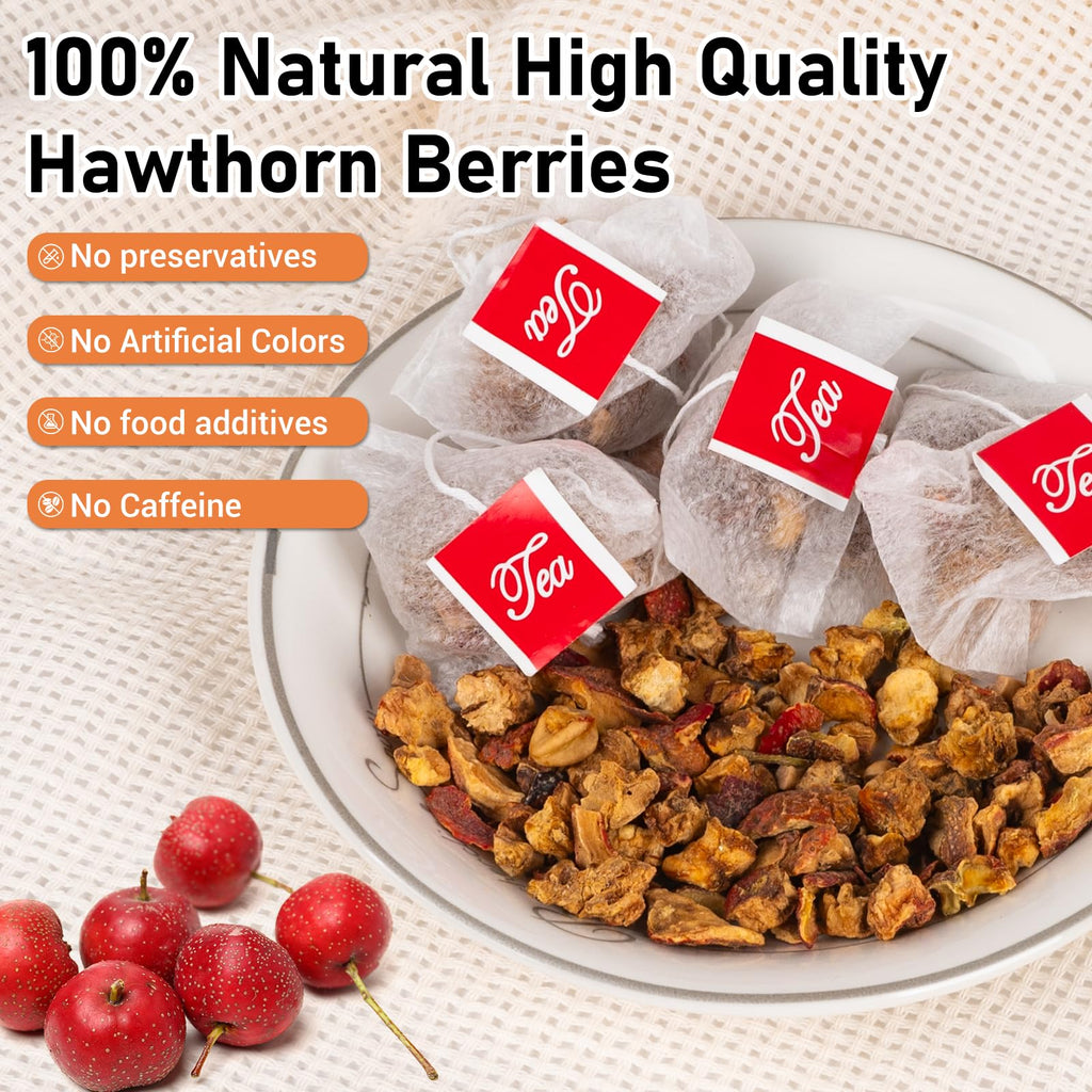 soothing hawthorn berry herbal tea