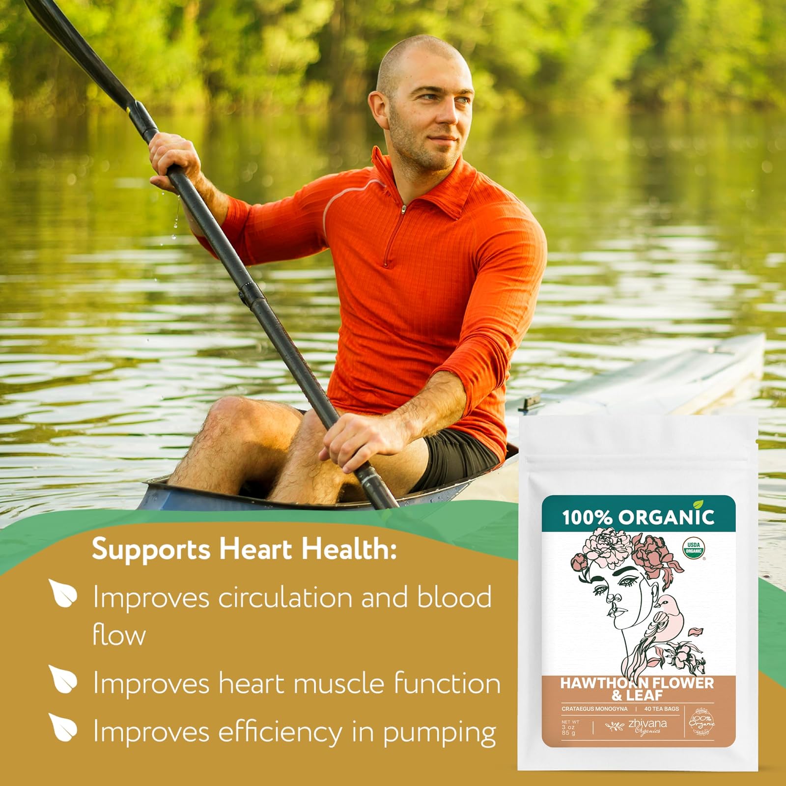 soothing hawthorn herbal infusion