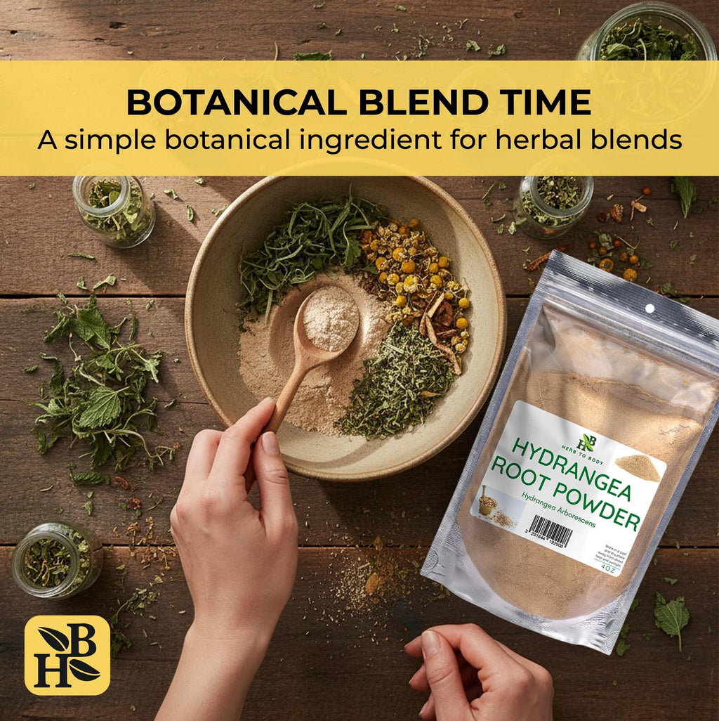 soothing herbal blends with hydrangea