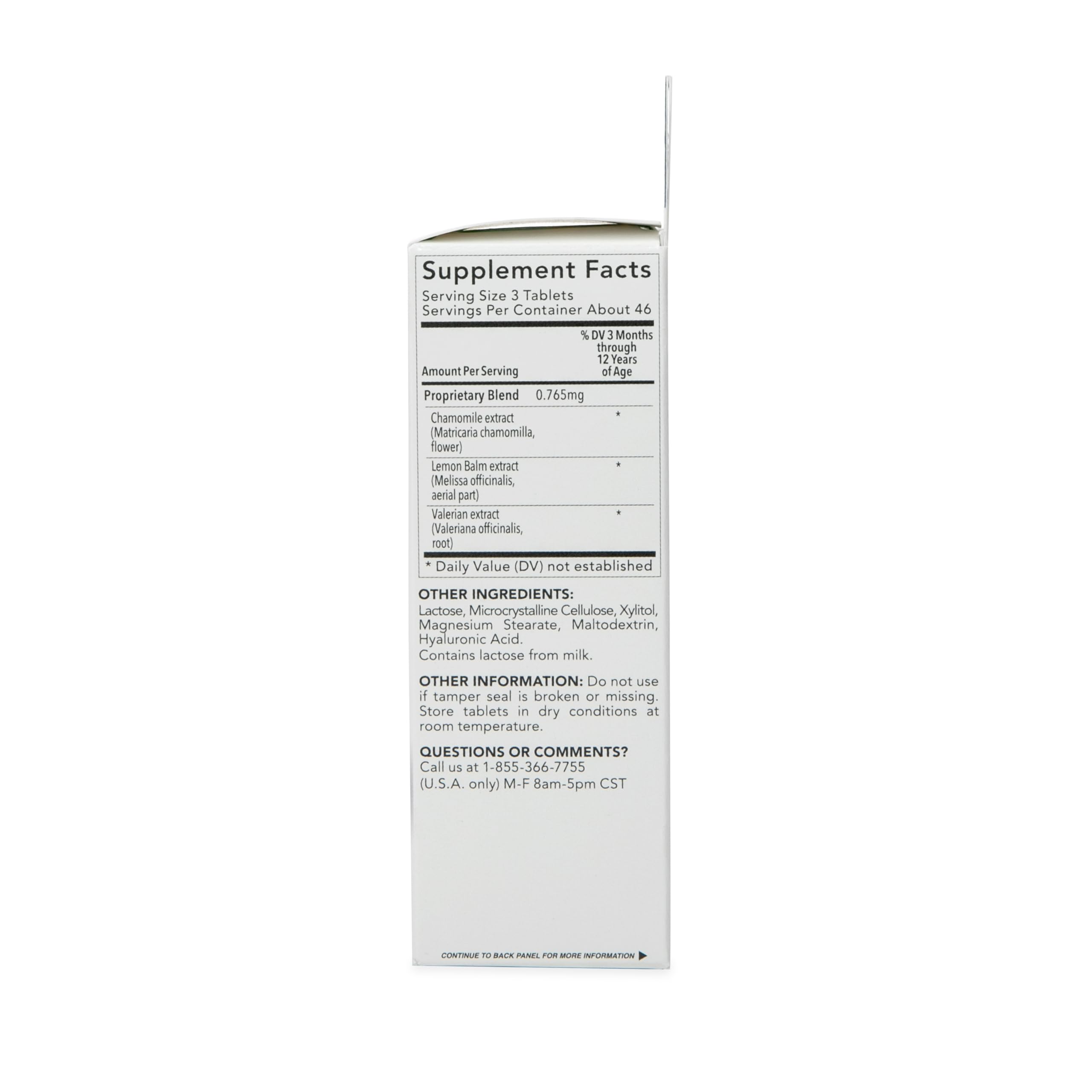 soothing herbal chamomile tablets