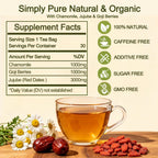 soothing herbal chamomile tea bags