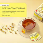 soothing herbal chamomile tea