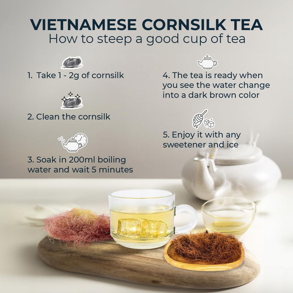 soothing herbal corn silk tea