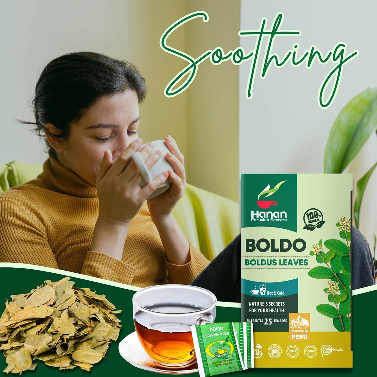 soothing herbal detox tea blend