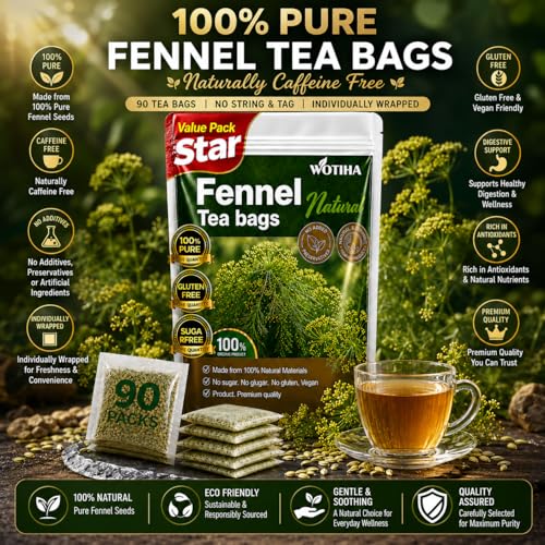 soothing herbal fennel tea blend