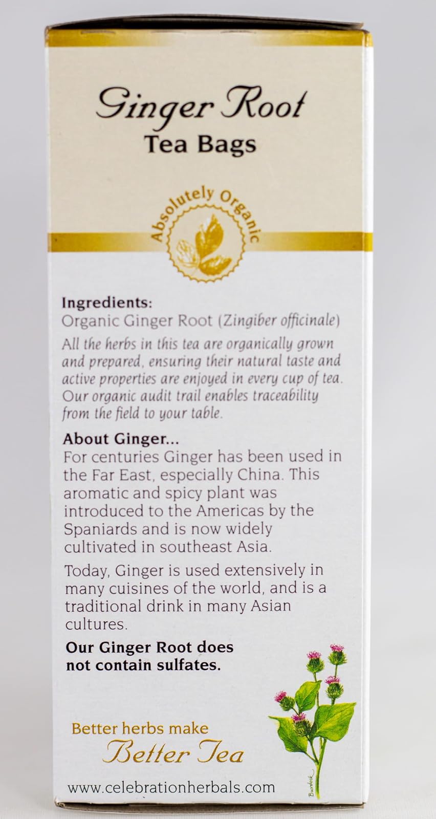 soothing herbal ginger tea blend