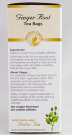 soothing herbal ginger tea blend