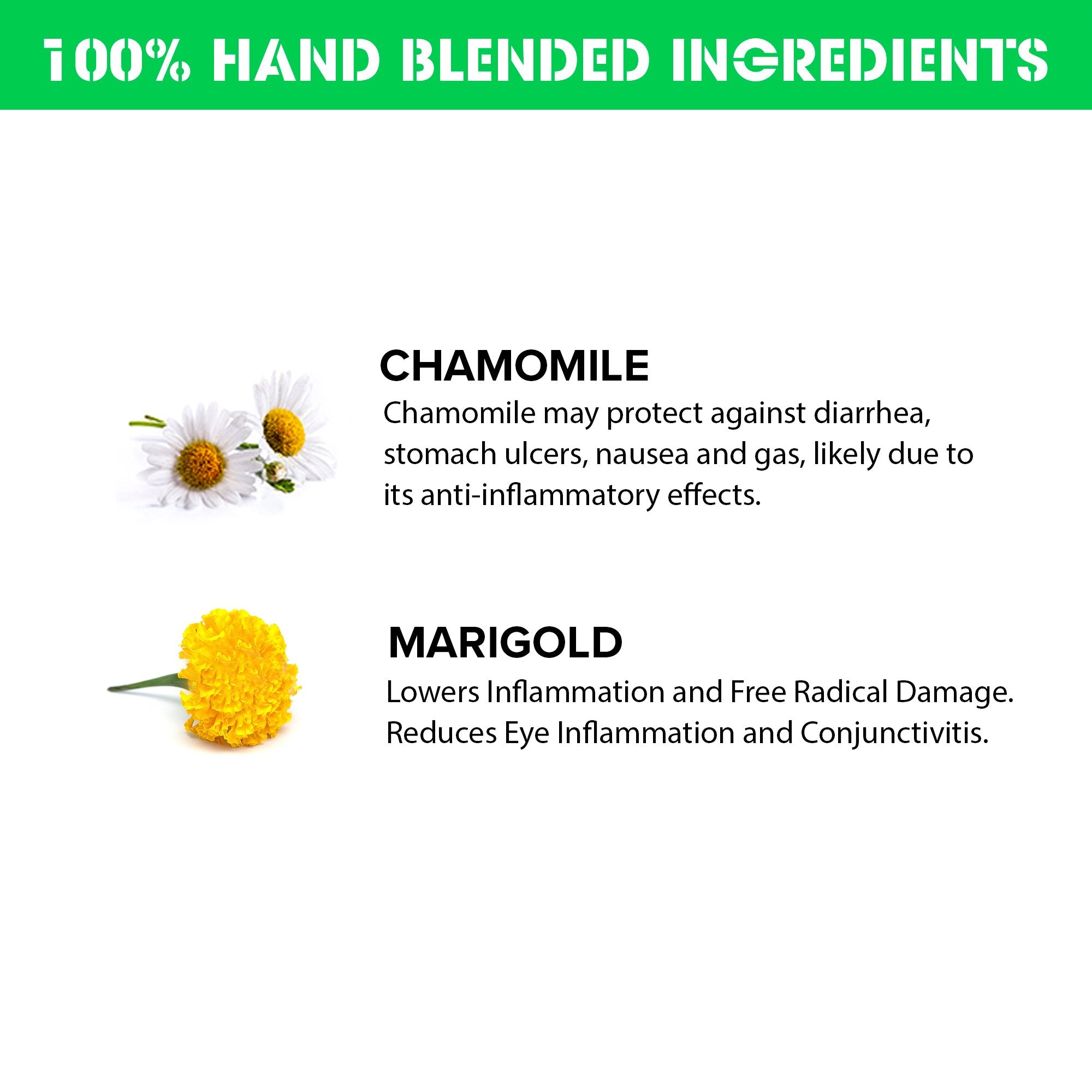 soothing herbal green tea blend