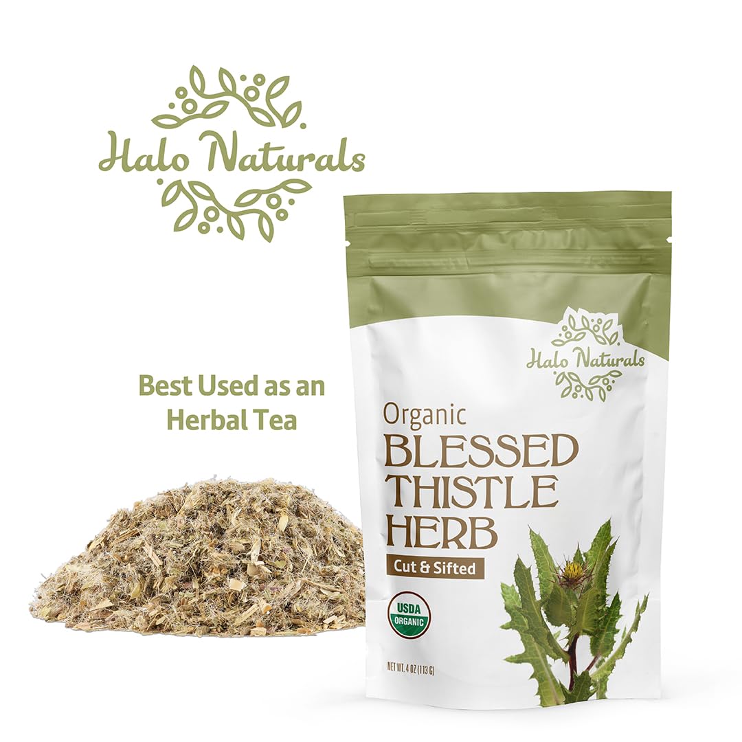 soothing herbal infusion blessed thistle