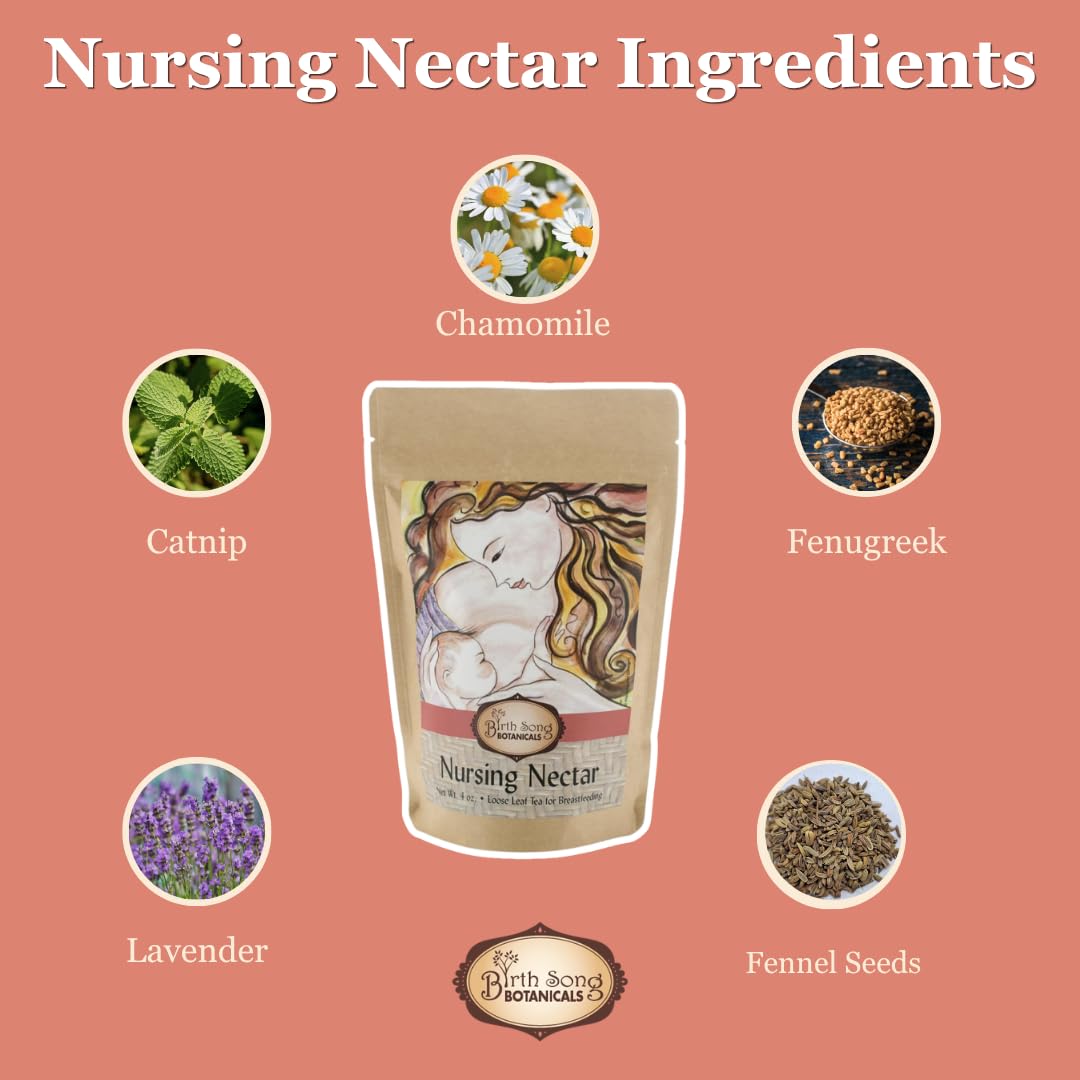 soothing herbal infusion for nursing