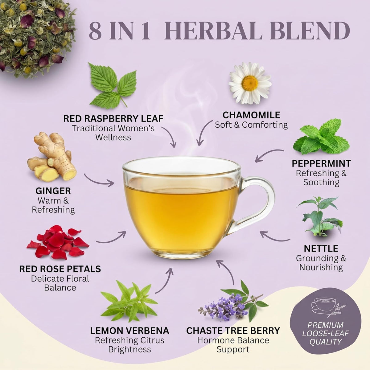 soothing herbal infusion for women