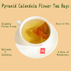 soothing herbal infusion with calendula