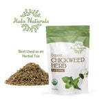 soothing herbal infusion with chickweed