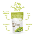 soothing herbal infusion with hops