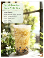 soothing herbal infusion with jasmine