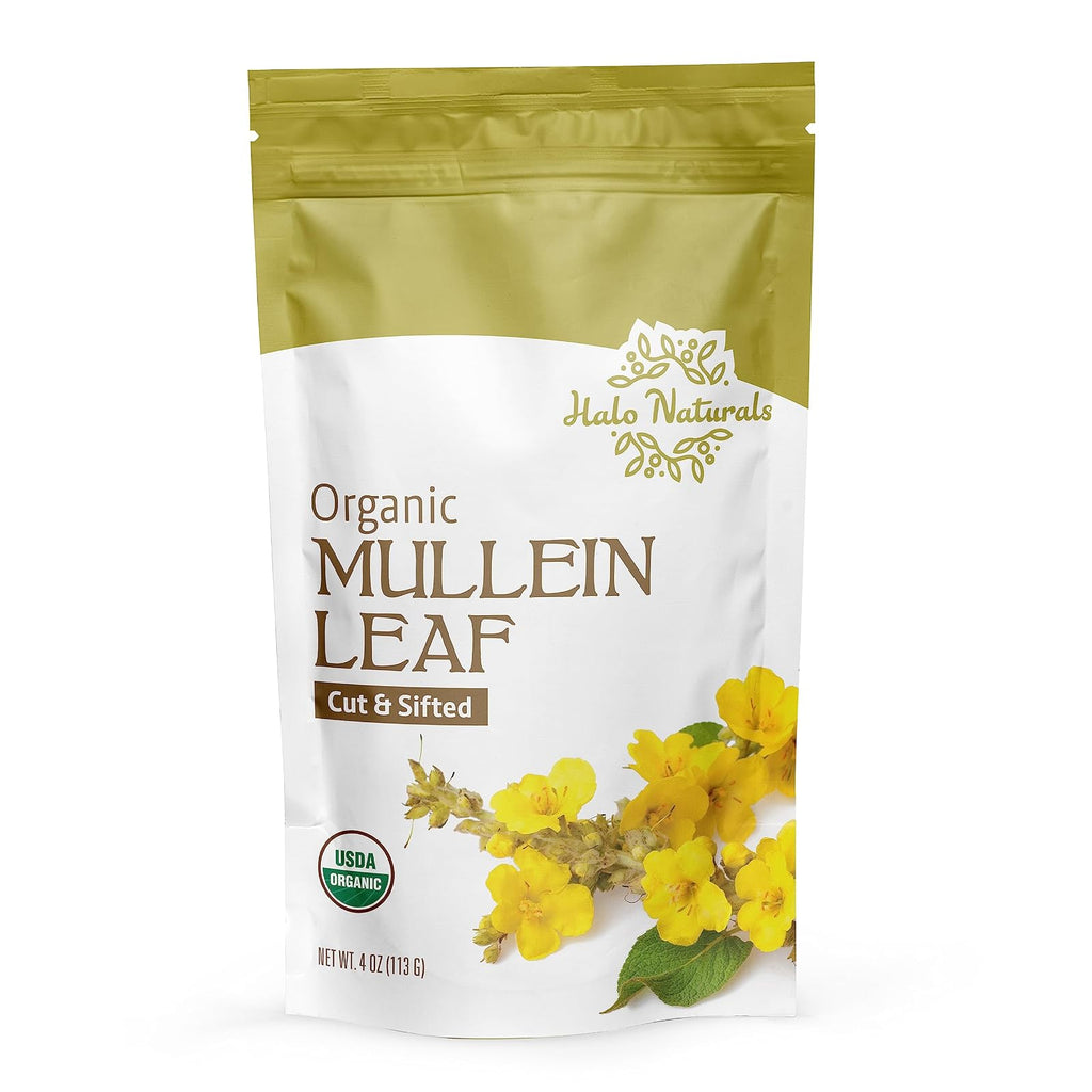 soothing herbal infusion with mullein