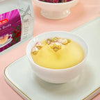 soothing herbal infusion with roses
