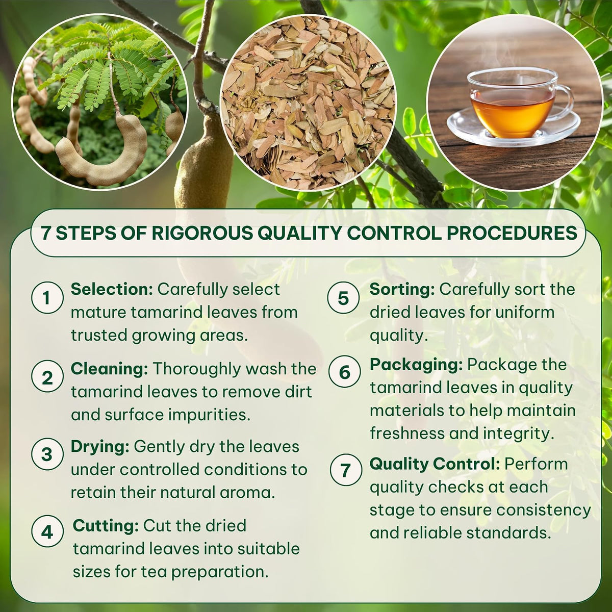 soothing herbal infusion with tamarind