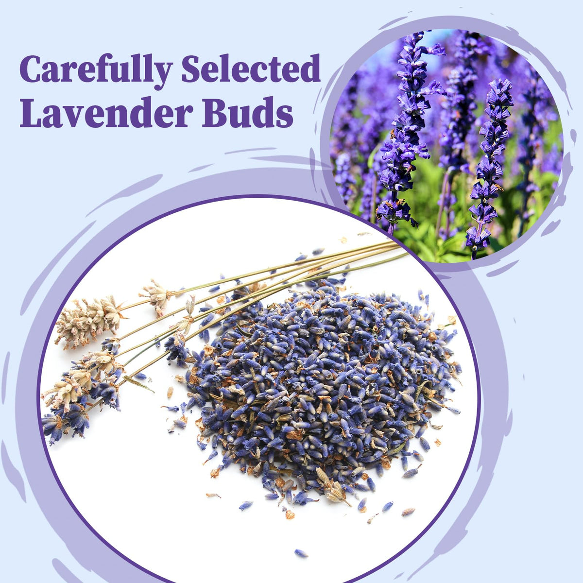 soothing herbal lavender tea bags